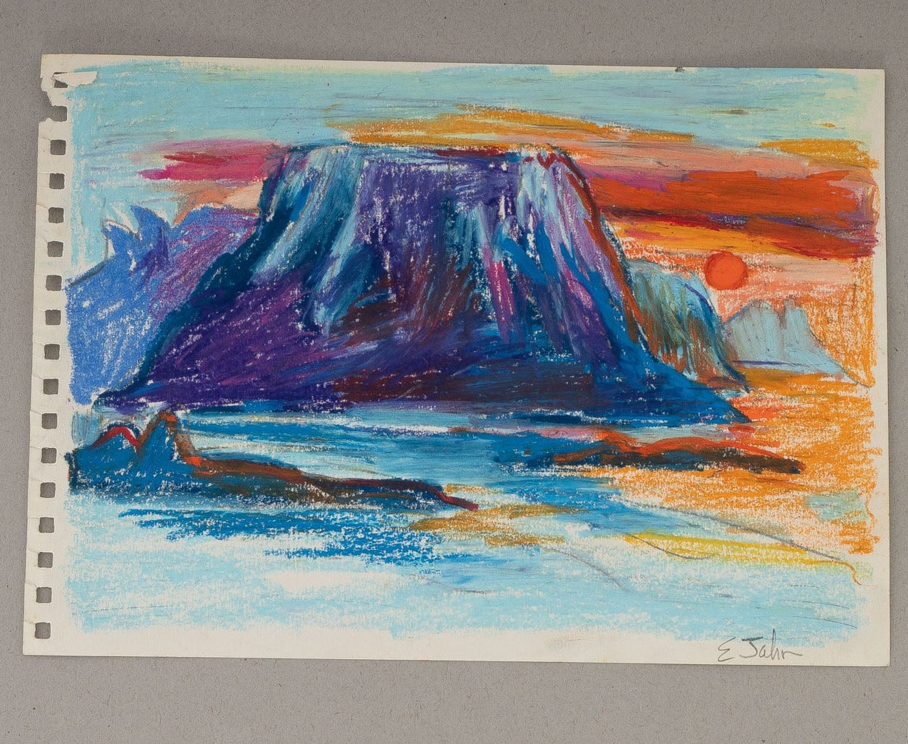 Purple Rock Landscape by Elena Jahn - Venn + Maker