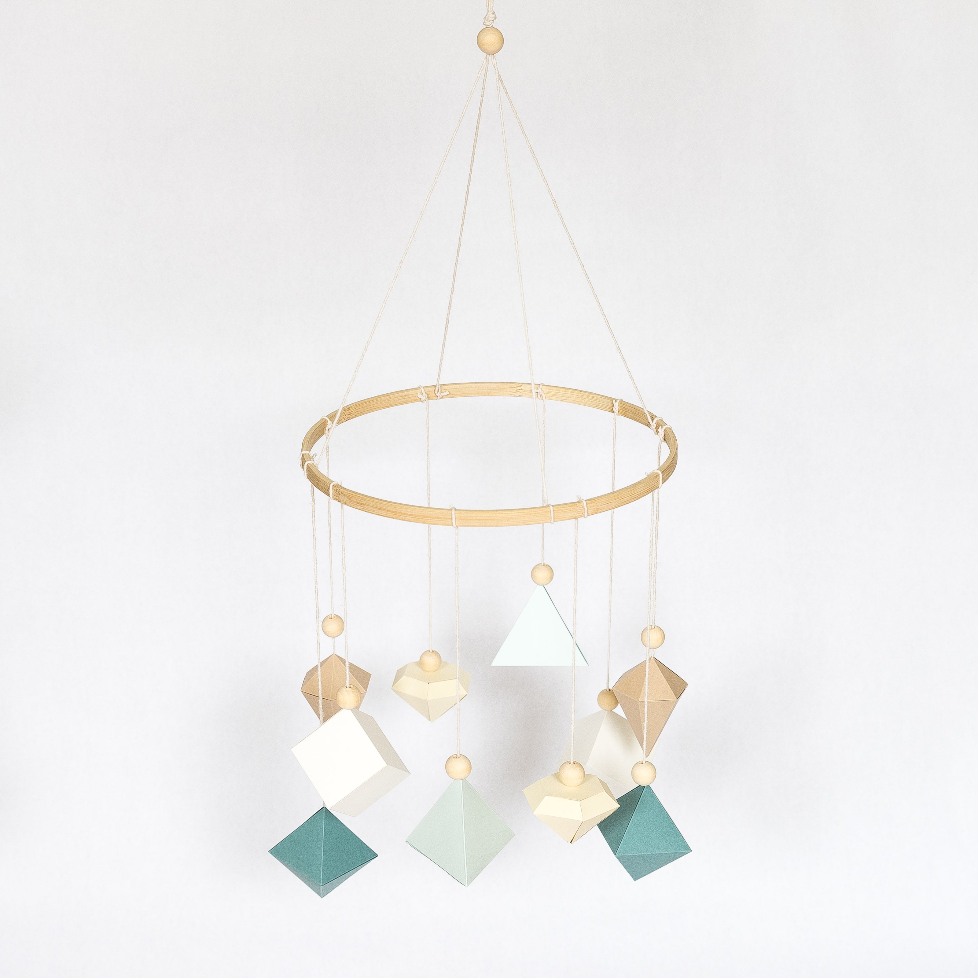Geometric Paper Mobile – Venn + Maker