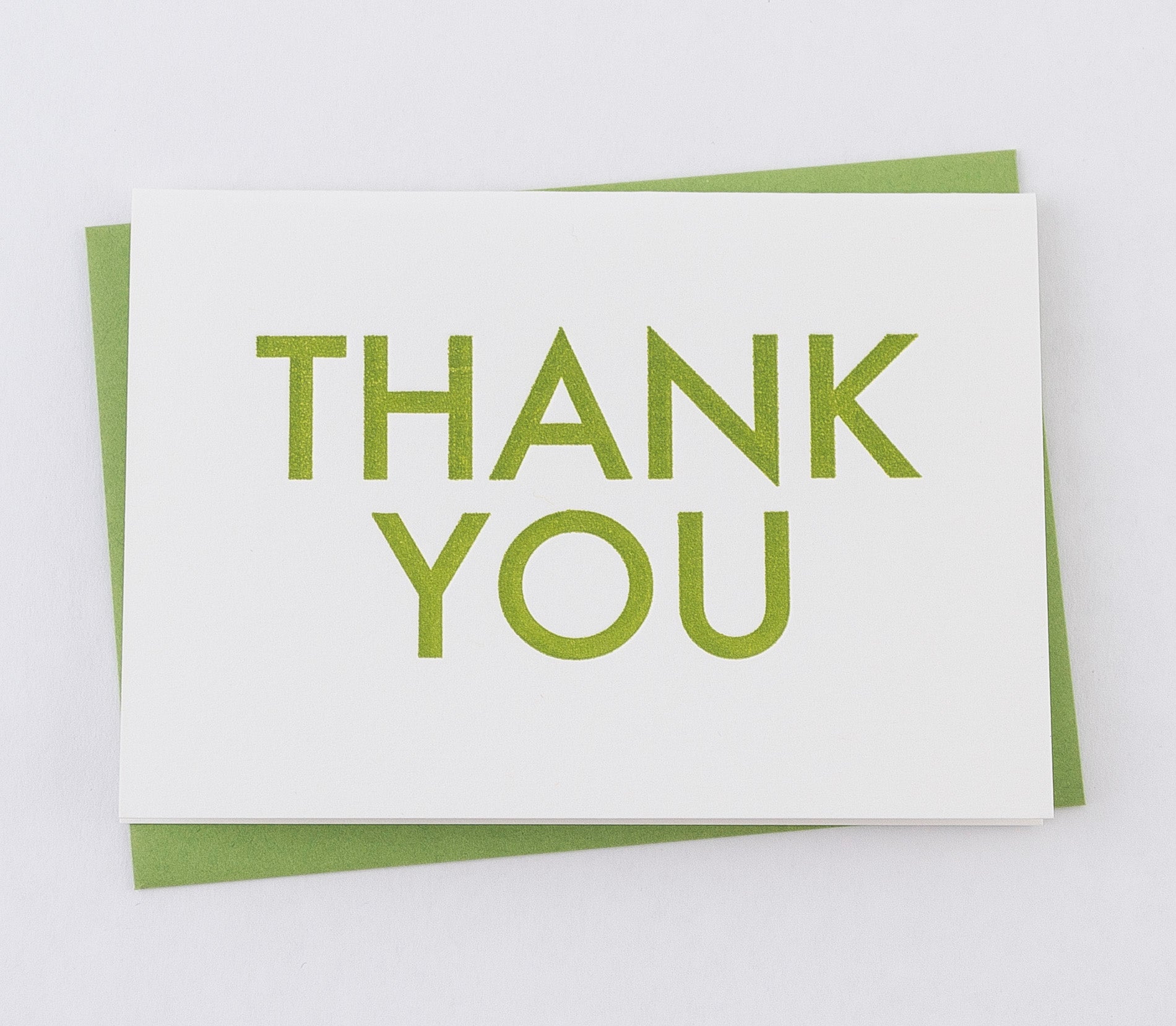 Greeting Card - Thank You - Green – Venn + Maker