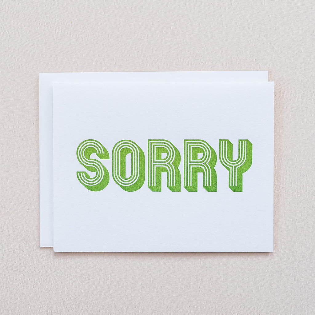 Sorry - Green – Venn + Maker