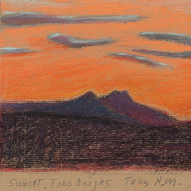 Pastel Landscape by Maine Artist Elena Jahn - Venn + Maker